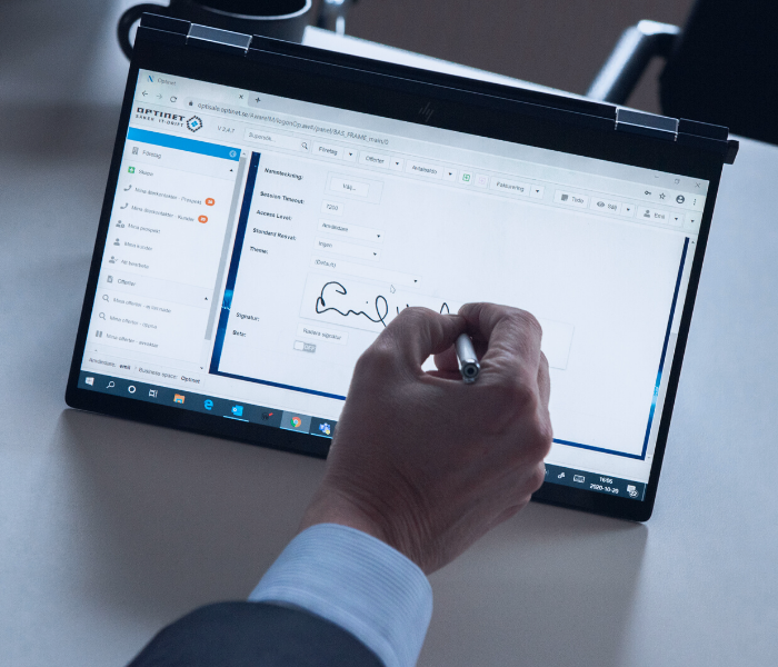 BÖRJA MED DIGITAL SIGNERING! - Optinet Software